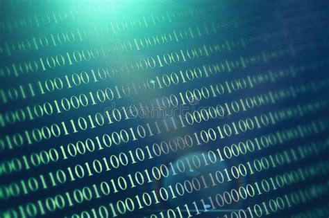 Binary Code Abstract Background Modern Technology Internet Communication And Network Data Stock