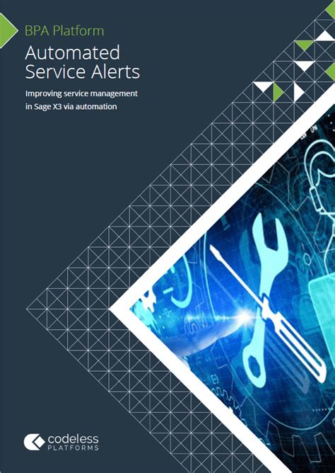 Sage X3 Service Alerts Software Codeless Platforms
