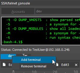 Configure And Use UltraEdit S SSH Telnet Console
