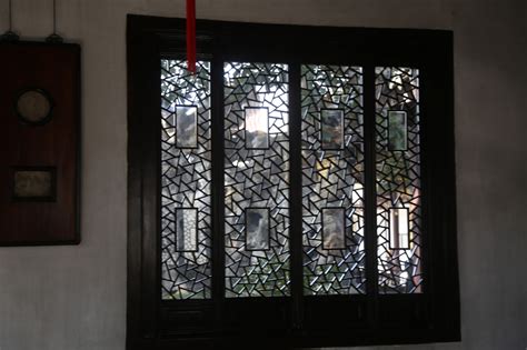 苏州窗格苏州园林窗格苏式窗格大山谷图库