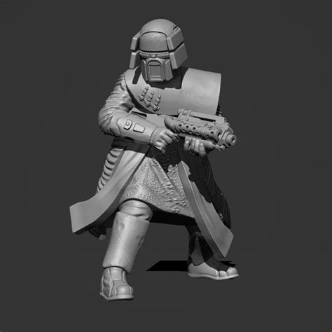 Dark Warrior Blaster 3d Printing Model Stl