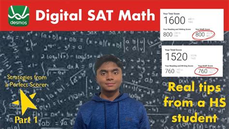 Score An 800 On Digital Sat Math Real Tips From A Perfect Scorer
