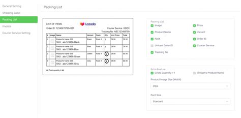 How To Print Lazada Shipping Label Version UniCart Support Center