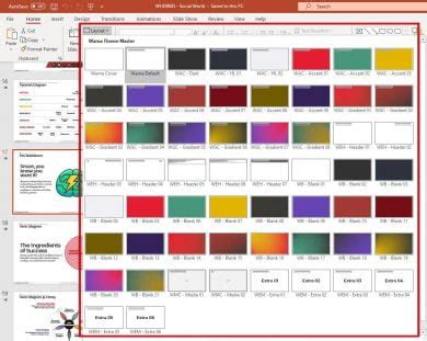 Change Specific Slide Background Color PowerPoint Slide Master Templates Infographics