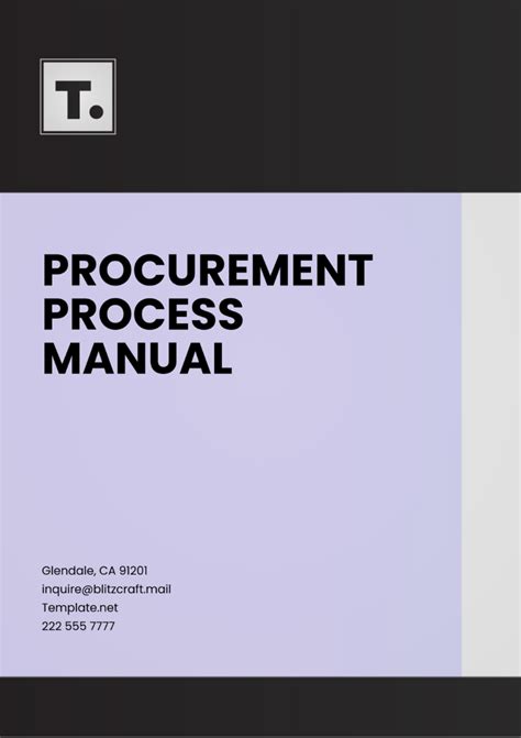 Free Project Manual Template To Edit Online