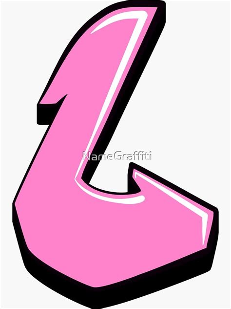 Letter L Graffiti