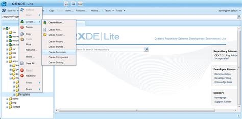 Create A Template In Adobe Cq5 Aem Cq5 Tutorials