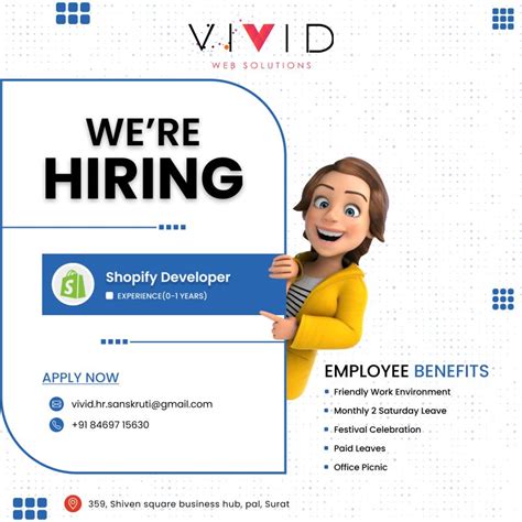 sweta patel on linkedin hurryup applynow joinourteam vividwebsolutions shopifydeveloper…
