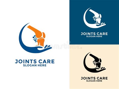 Joint Bone Logo Vector Bone Joint Logo Designs Concept Knee Care Logo Template Health Joints