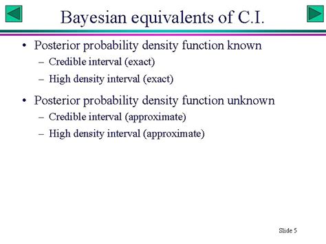Confidence Interval Credible Interval And High Density Interval