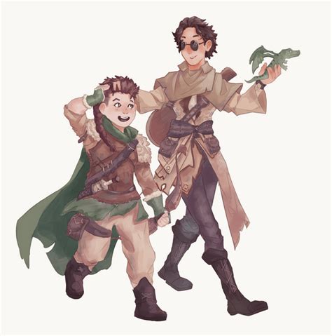 [for Hire] I Enjoy Drawing Fantasy Rpg Ocs Of Various Races And Classes Feel Free To Dm Me With
