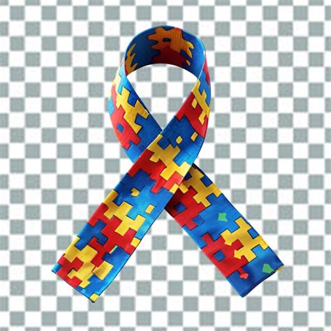 Campanha De Fita Png Autismo Psd Premium