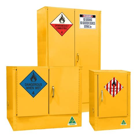 Class 4 Flammable Solids Cabinets All Metal Products
