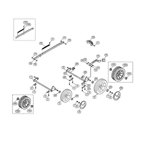 Chassis For Viking Me 450 Petrol Lawn Mowers Lands Engineers