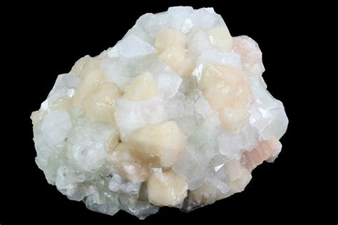 58 Zoned Apophyllite Crystals With Stilbite India 91335 For Sale