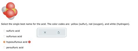 Solved Sulfuric Acid Sulfurous Acid Hyposulfurous Acid