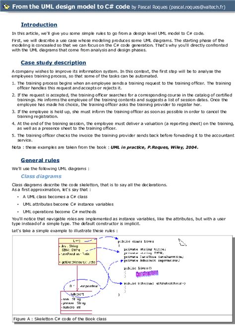 Pdf Uml Csharp