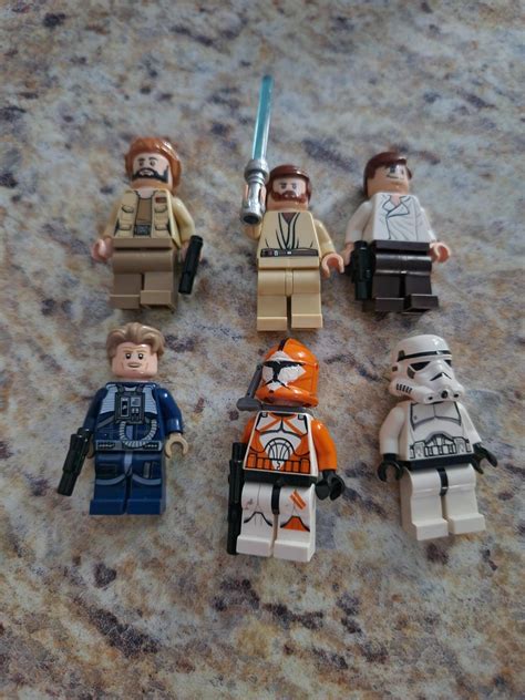 Star Wars Lego Minifigs 5 Etsy
