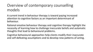 Chapter 1 Basic Issues In Counselling Practicepdf