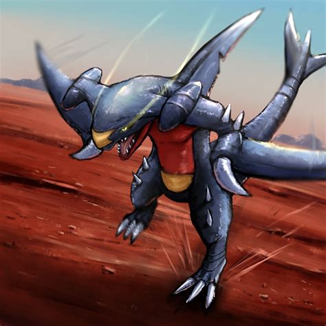 Garchomp Pokemon Drawn By Tesshii Riza Danbooru