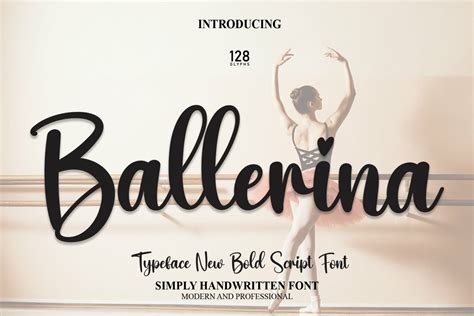 Ballerina Script Font MasterBundles