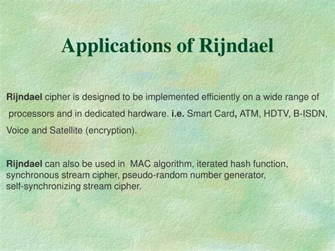 Ppt Aes Proposal Rijndael Powerpoint Presentation Free Download