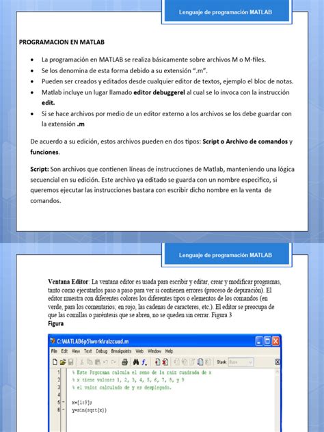 quinta mat matlab pdf lenguaje de programación programación de