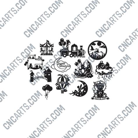 Kit 15 Panels Patterns Decorative For Cnc Machine Plasma Router Laser