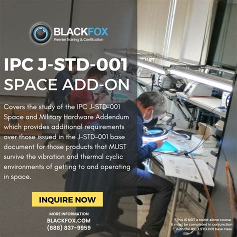 Blackfox Offers Ipc J Std 001 Space Addendum This Optional Course Is Designed For Individuals