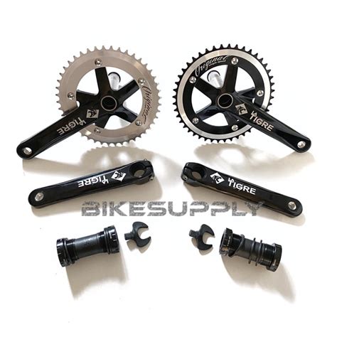 Jual Crank Set Sepeda Fixie Bmx Arm Merk La Tigre Chainring Original