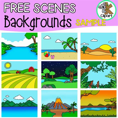 Free Background Scenes Sample Variety Themes Made By Teachers