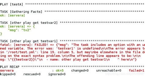 ansible playbook之变量外部传值、内置变量以及tasks内部定义变量 ansible playbook的shell模块如何设置