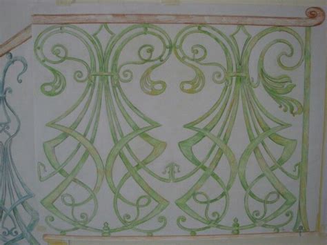 Ornate Design Drawing Art Deco Tattoo Iron Work Wood Crafts