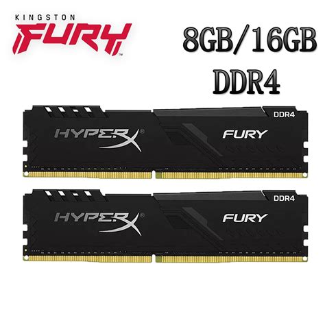 Kingston Hyperx Fury Ddr4 Ram 8gb 16gb Ddr4 2666mhz 3200mhz Desktop Memory Computer Cl16
