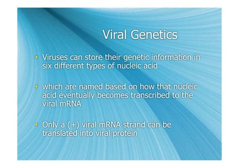Viral Molecular Genetics Pdf