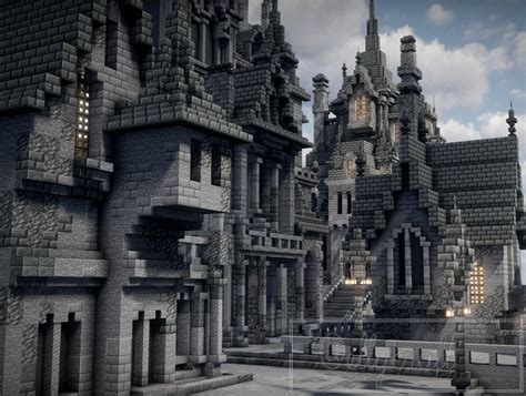 Gothic Town Minecraft Gothic Village Minecraft Minecraft Dark