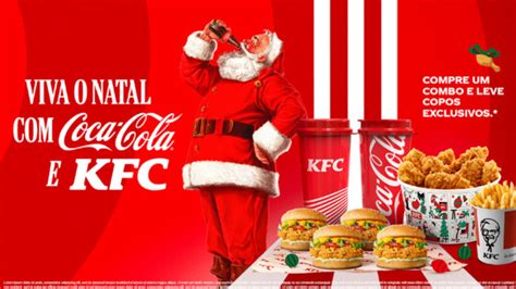 Kfc E Coca Cola Lançam Campanha De Natal Com Combos Especiais E Copos