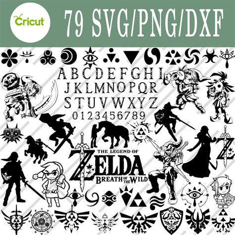Zelda Svg Zelda Bundle Svg Png Dxf Cutting File Inspire Uplift