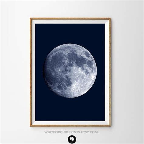 Moon Print Etsy