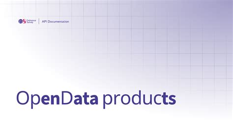 Opendata Products Os Apis