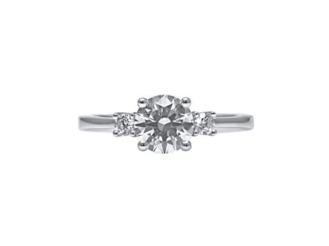 Round White Lab Grown Diamond Ring 14k White Gold 115ctw 185jpa Jtv