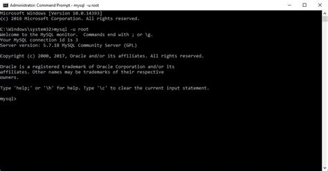 performing a basic install of mysql or mariadb in windows