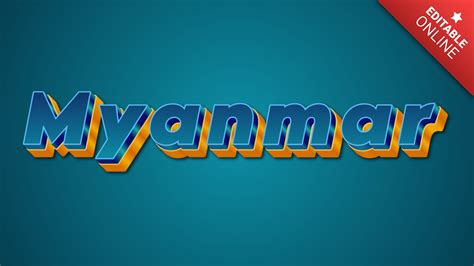 Myanmar Text Effect Generator Myanmar Text Effect Generator
