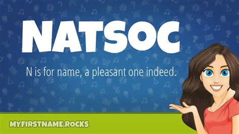 Natsoc First Name Personality And Popularity