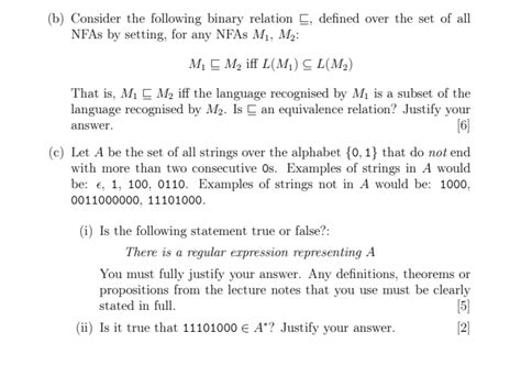 Solved B Consider The Following Binary Relation Chegg