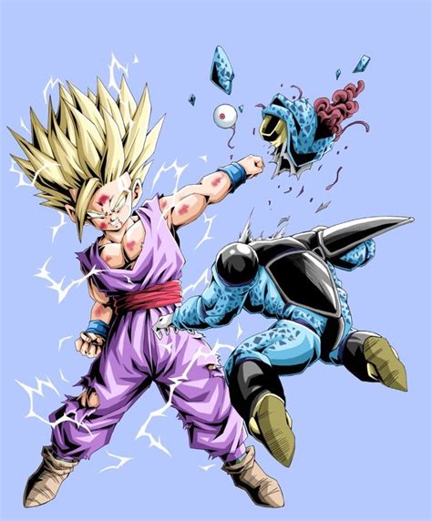 Gohan Ssj 2 Vs Cell Jr Personajes De Dragon Ball Figuras De Goku