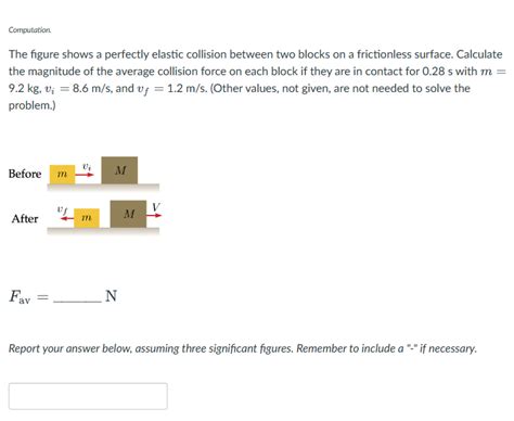 Solved The Figure Shows A Perfectly Elastic Collision