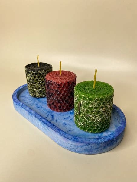 Свечи из медовой вощины с травами ️ Свечи ручной работы - это ...