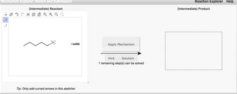 Solved Tip Only Add Curved Arrows In This Sketcher Chegg Com