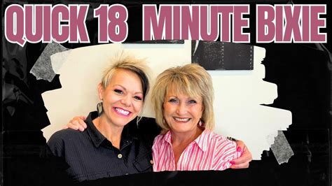 How To The Bixie Haircut Tutorial Bob And Pixie Combo Youtube